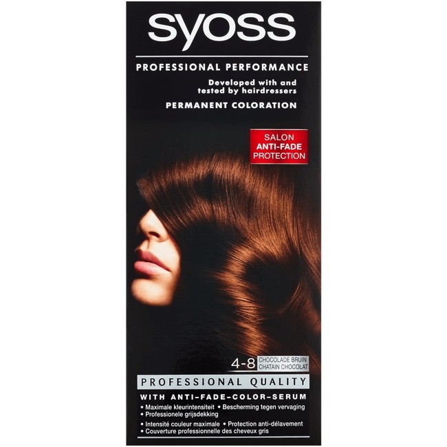 Syoss Salonplex Permanent Coloration 4-8 Chocolade Bruin