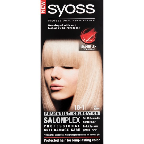 Syoss Salonplex Permanent Coloration 10-1 Ice Blonde
