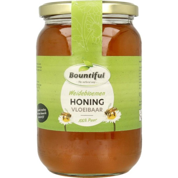 Bountiful Weidebloemen honing vloeibaar (900 gram)