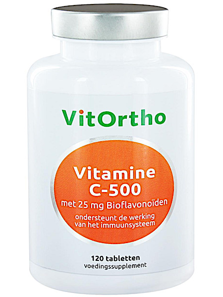 VitOrtho Voedingssupplementen Vitamine C-500 / 120 tab