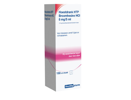 Healthy Pharm Broomhexine hoestdrank 8 mg (250 ml)